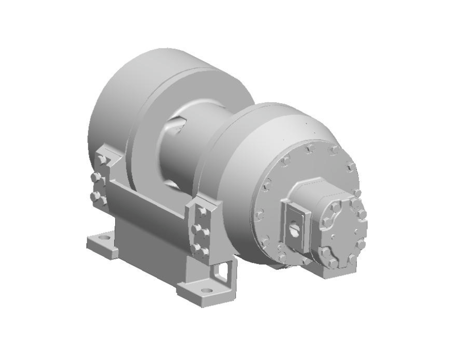 M25-7-86-1 : Pullmaster Planetary Hydraulic Winch, Equal Speed, 25,000