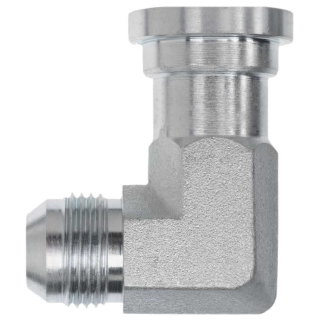 Shop 1704FG Forged 90-Degree Male JIC - Code 61 Flange Head Adapters