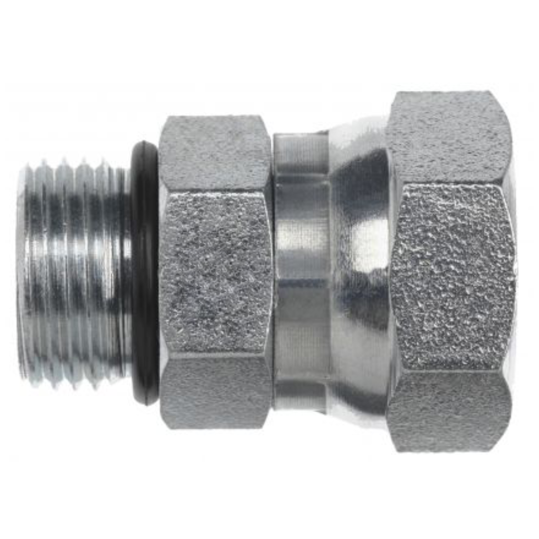 Shop 6900-O-SS Straight Male ORB - Female NPSM Swivel, Stainless Steel