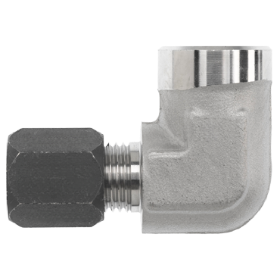 Shop C2502 90-Degree Flareless Bite Type Tube Compression - Female NPT