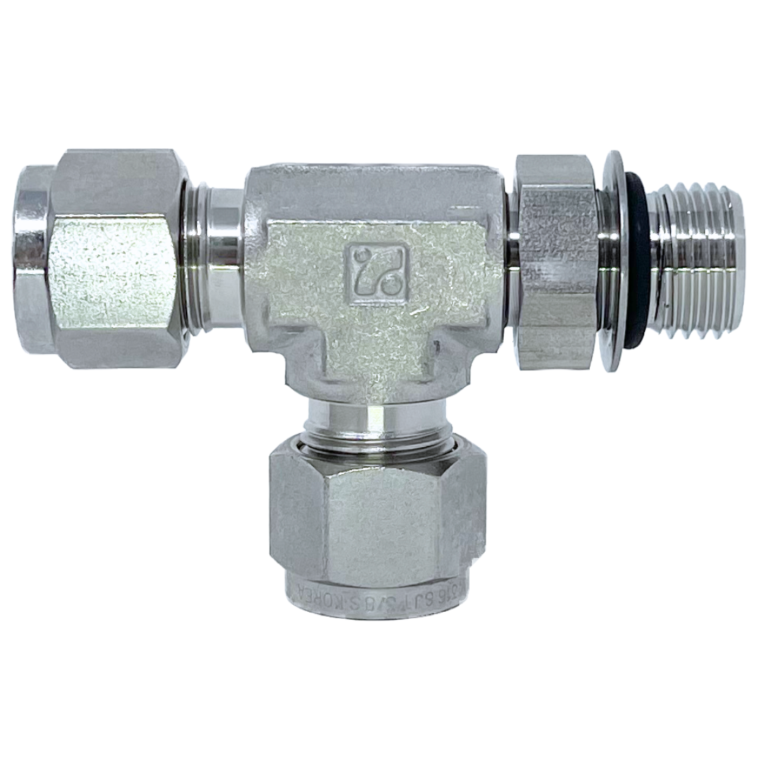 Shop Superlok SPMRT Run Tee Stainless Tube - Tube - Male Adjustable OR