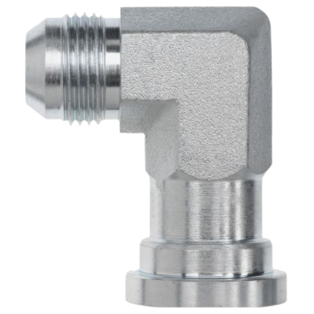 Shop 1804FG Forged 90-Degree Male JIC - Code 62 Flange Head Adapters