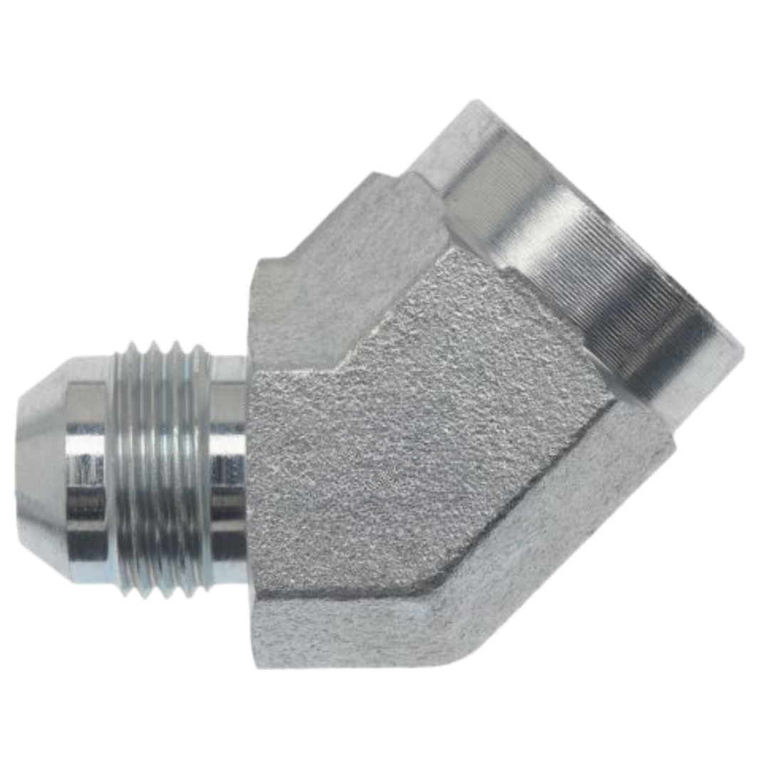 Shop 2505-SS 45-Degree Male JIC - Female NPT, Stainless Steel