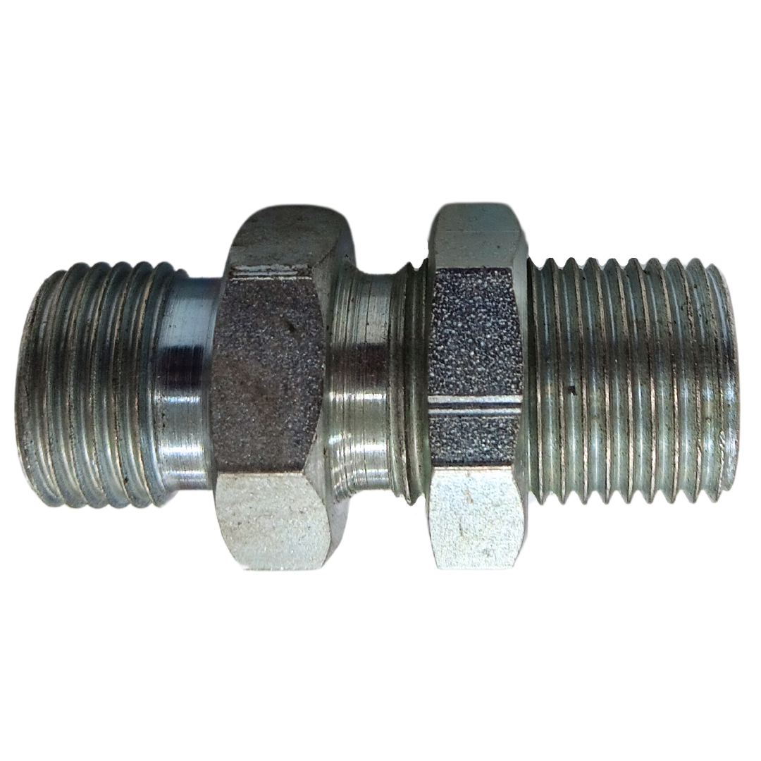 Shop 9040 Straight Male BSPP - Male BSPP Rigid Bulkhead