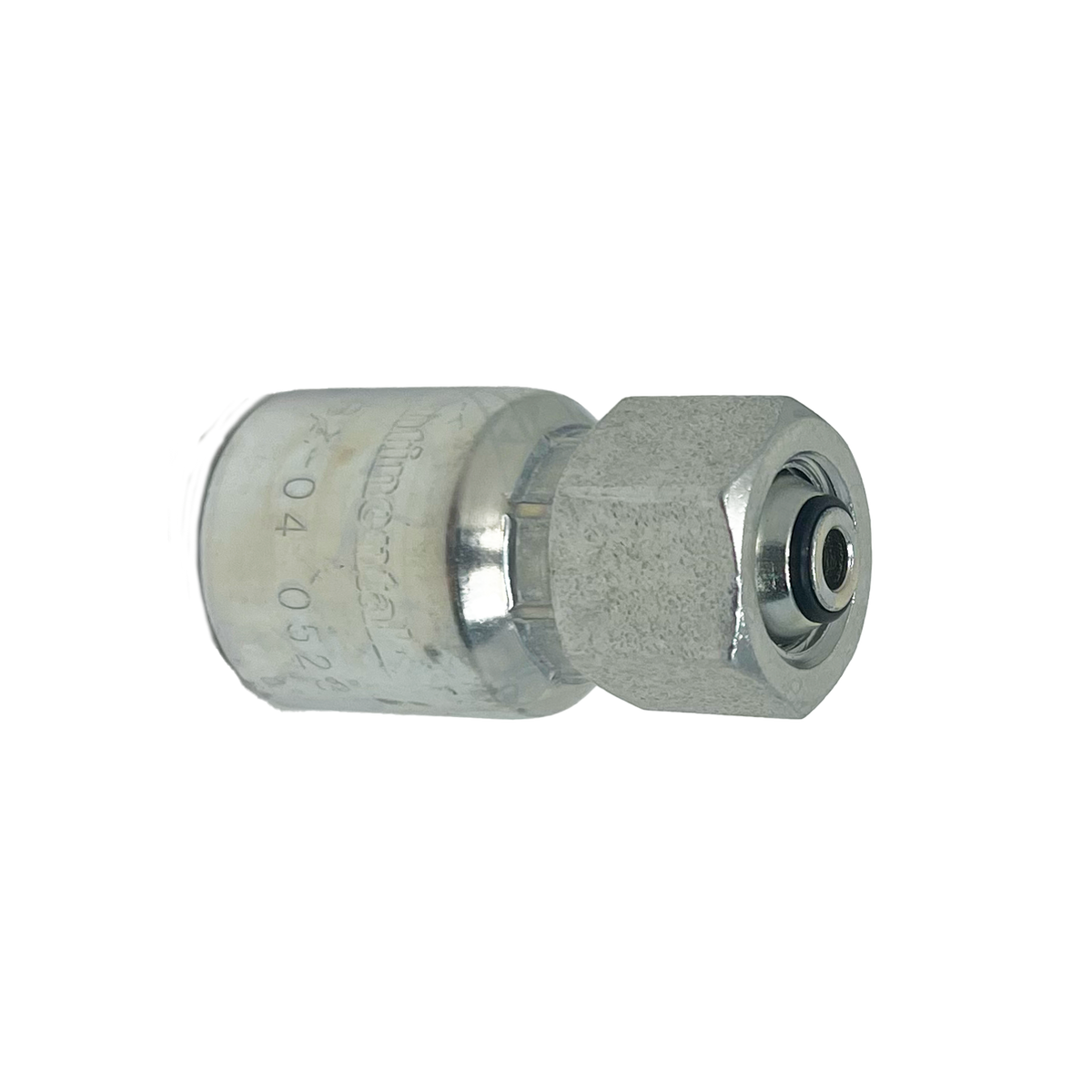 B2-BPFX-0404: Continental Hose Fitting, 0.25 (1/4") Hose ID x 1/4-19 F