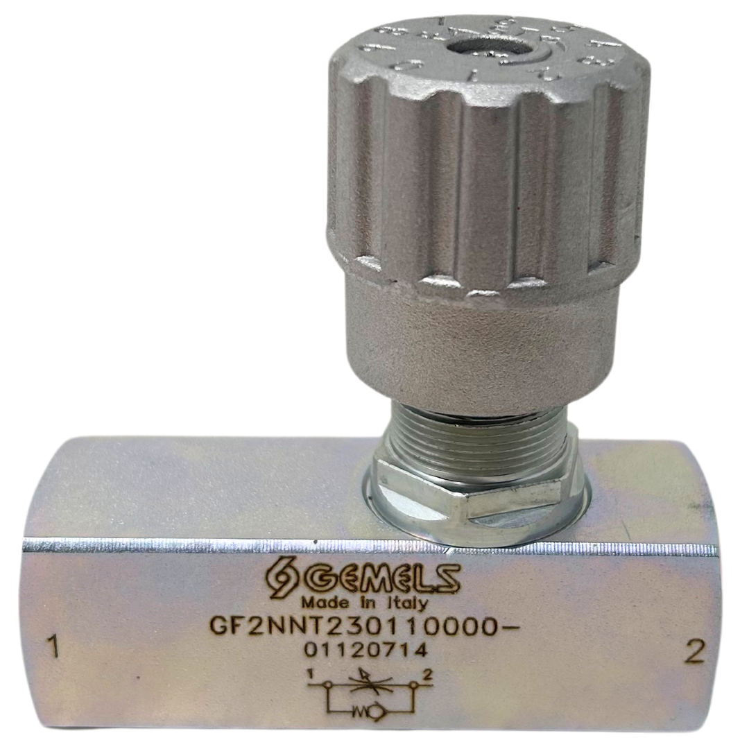 RF N3/8 PN400 CS : Gemels Flow Control Valve, 3/8 NPT, 5800psi rated,