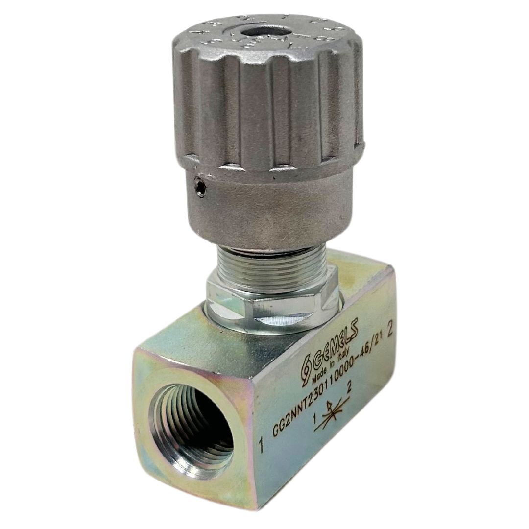 BD N3/8 PN400 CS : Gemels Needle Valve, 3/8 NPT, 5800psi rated, Carbon
