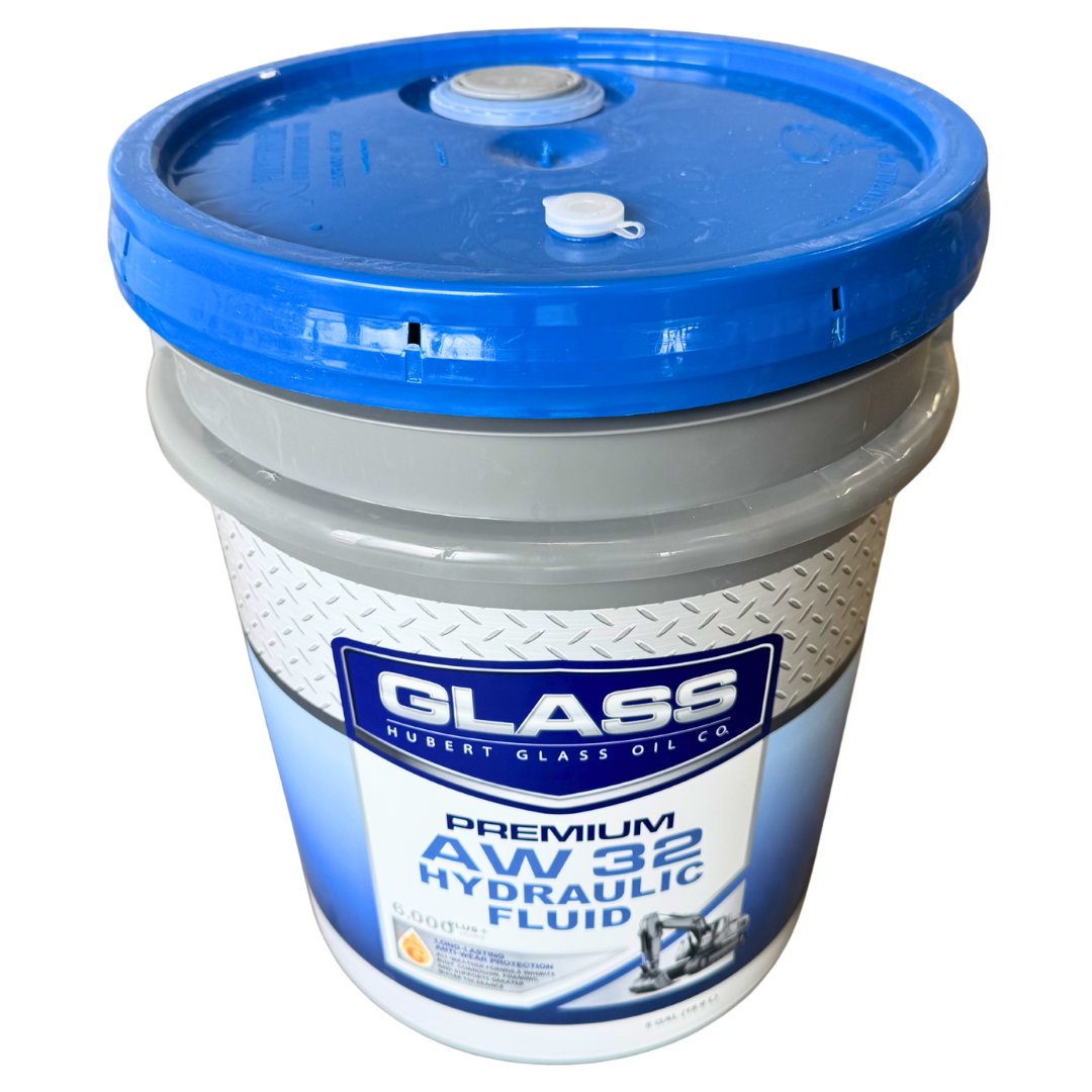 AW32 5 GALLON : Hubert Glass Oil Premium AW 32 Hydraulic Fluid