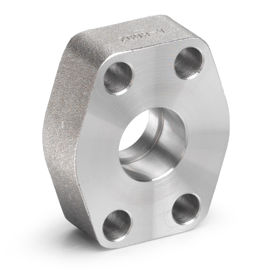 Flat Socket Weld Tube Flanges - Code 61 x Tube