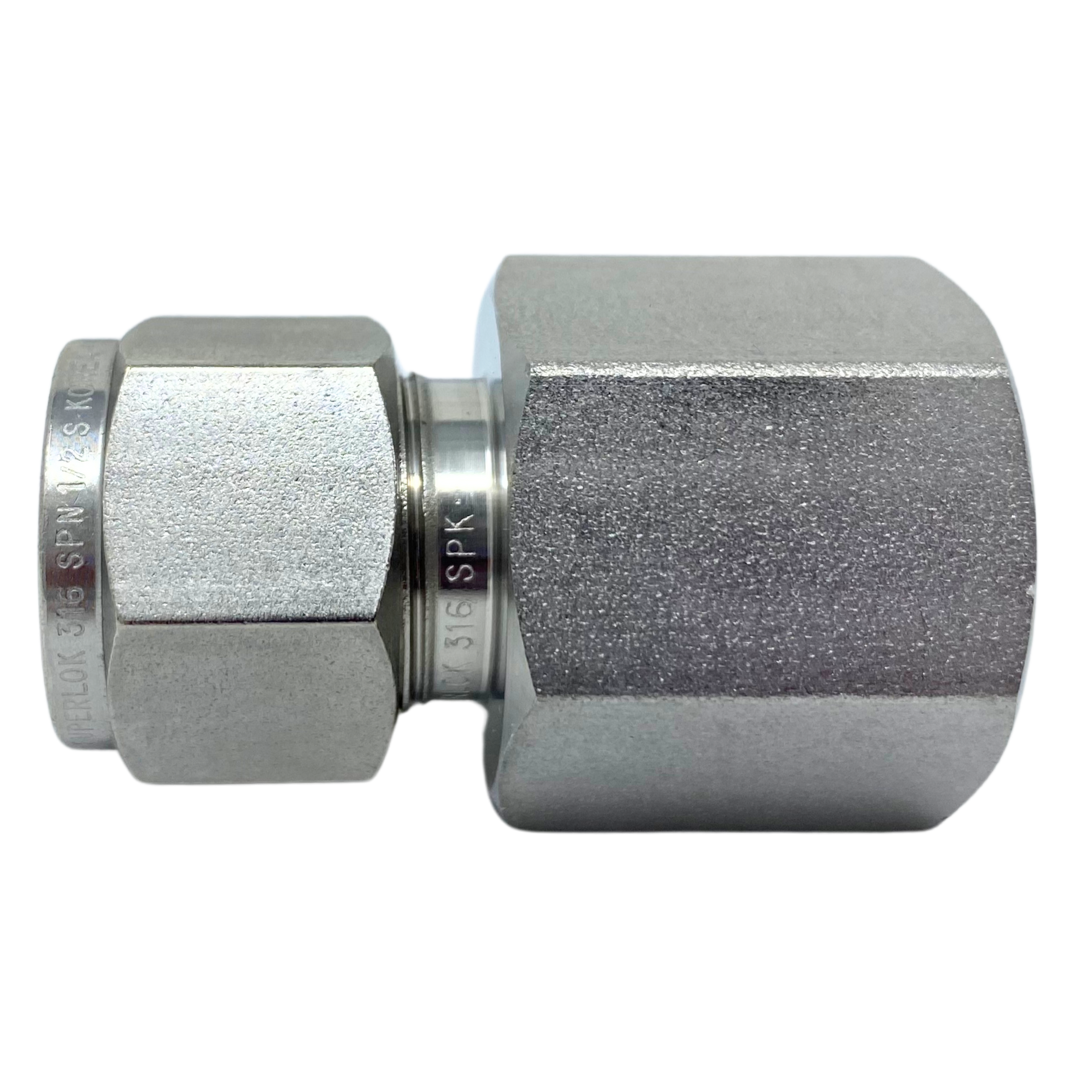 SFC 12-12N : Superlok Straight Stainless Tube Union, 3/4" (-12) Tube O