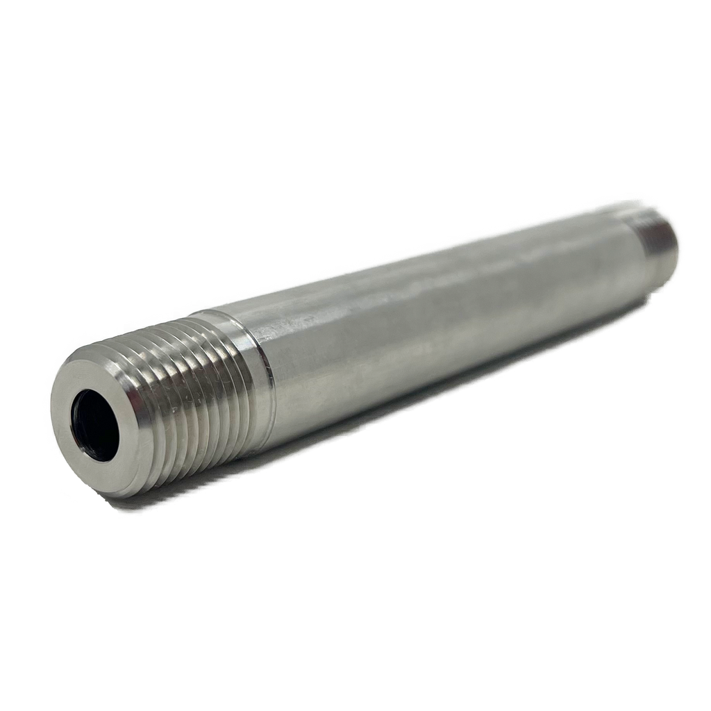 5404N-6N6.0 : UPC 3/8" x 6" Male NPT Nipple, Stainless Steel, 15,000ps