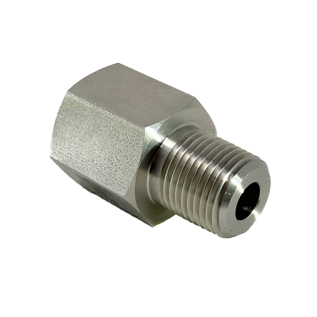 5406-8N8N : UPC 1/2" Female NPT x 1/2" Male NPT, Stainless Steel, 15,0