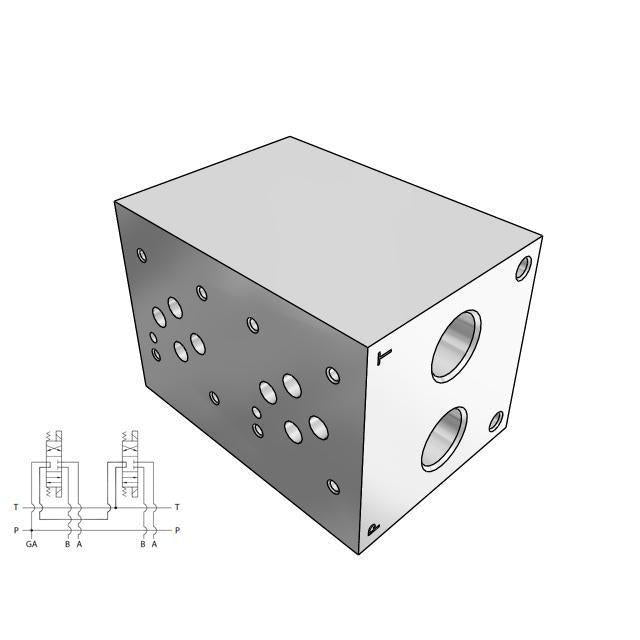 Shop 3-Position, 4-Way DMA-G01 Tandem Spool Lever Operated Directional