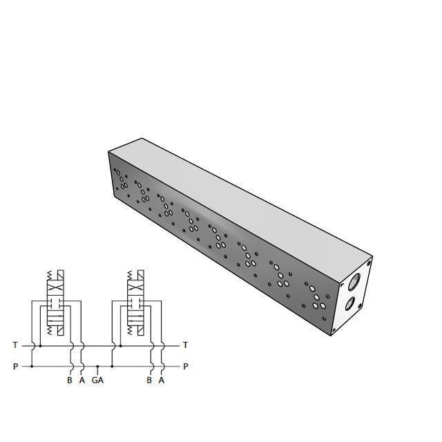 Shop D05 (NG10) Hi-Flow 8-Station Parallel Circuit Manifolds