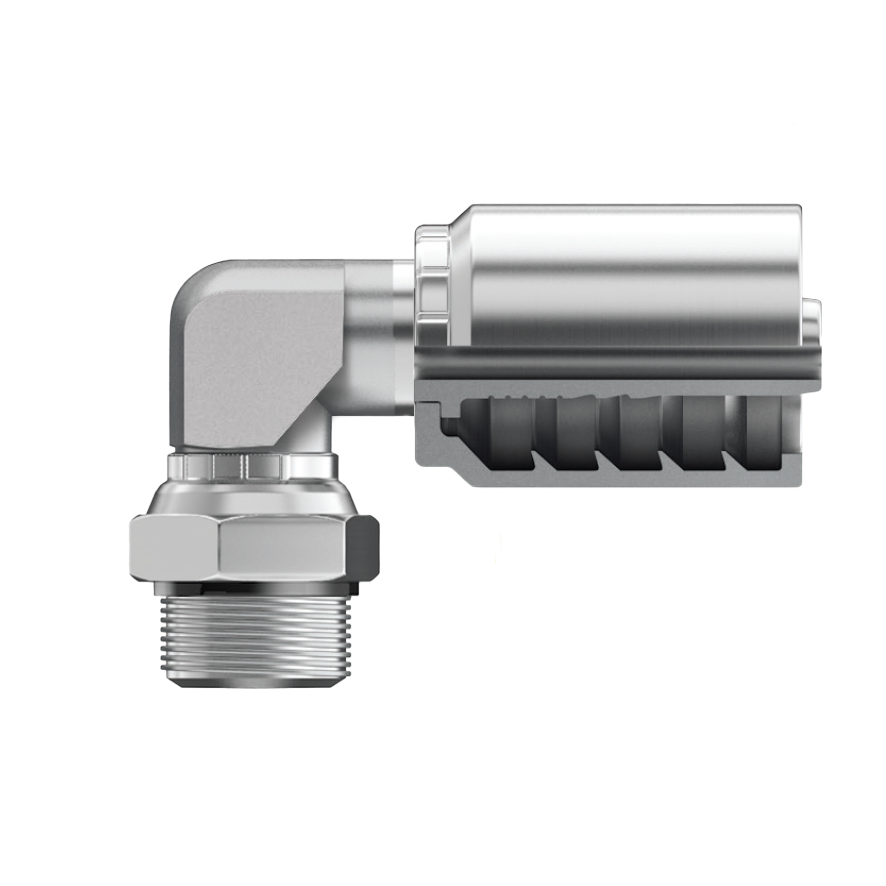Shop B2-OBMX ORB 90-Degree Hose Fittings