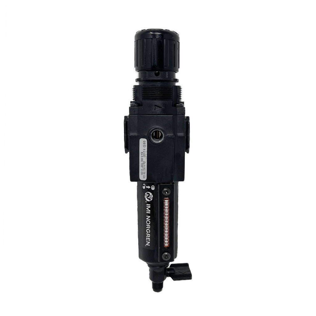 B72G-2AK-QD3-RMG : Norgren Excelon Combo Filter/Regulator, 1/4" NPT, K