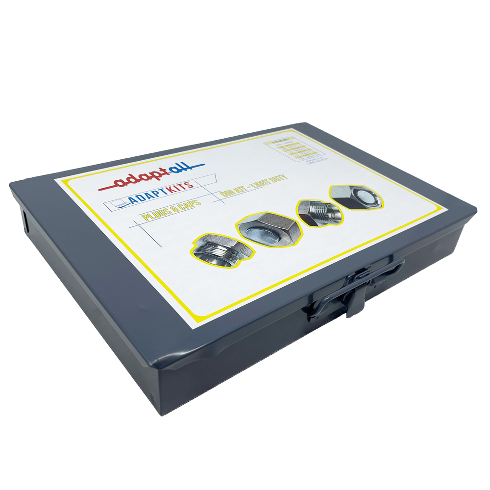 KIT-PL&CP-DIN-L : ADAPTALL DIN PLUG & CAP KIT - LIGHT