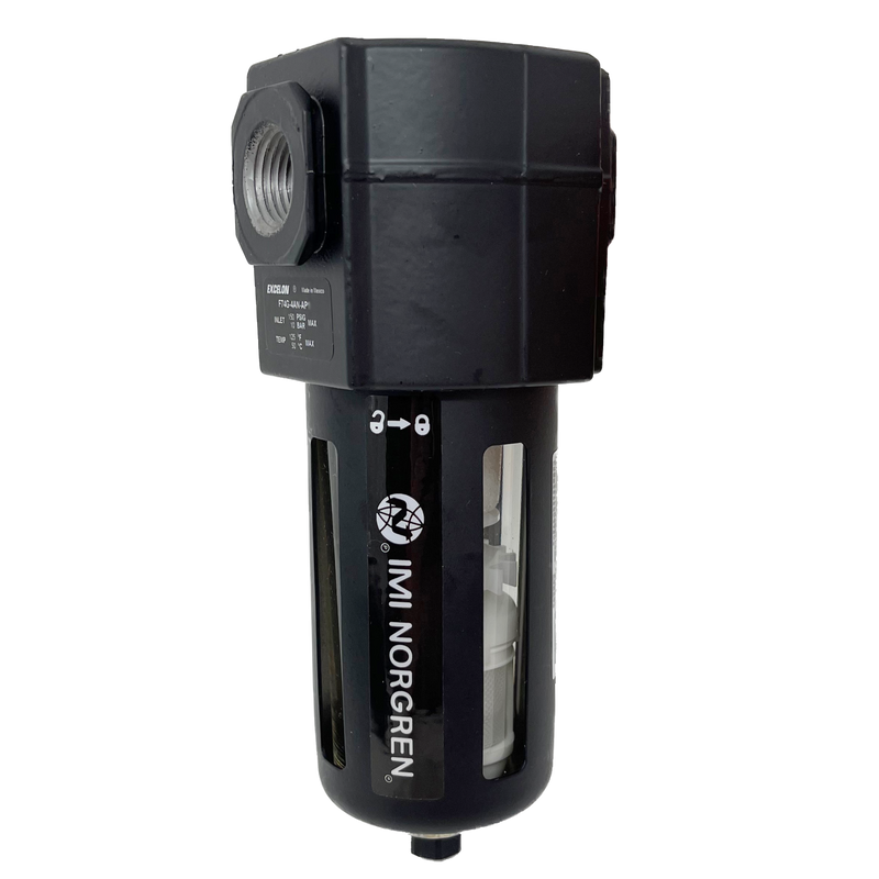 F74G-4AN-AP3 : Norgren Excelon Filter, 1/2" NPT, No Indicator, Auto Dr ...