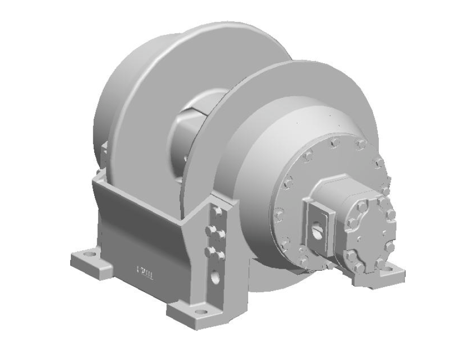 M25-7-86-2 : Pullmaster Planetary Hydraulic Winch, Equal Speed, 25,000