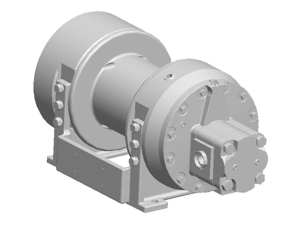 M8-3-30-1 : Pullmaster Planetary Hydraulic Winch, Equal Speed, 8,500lb