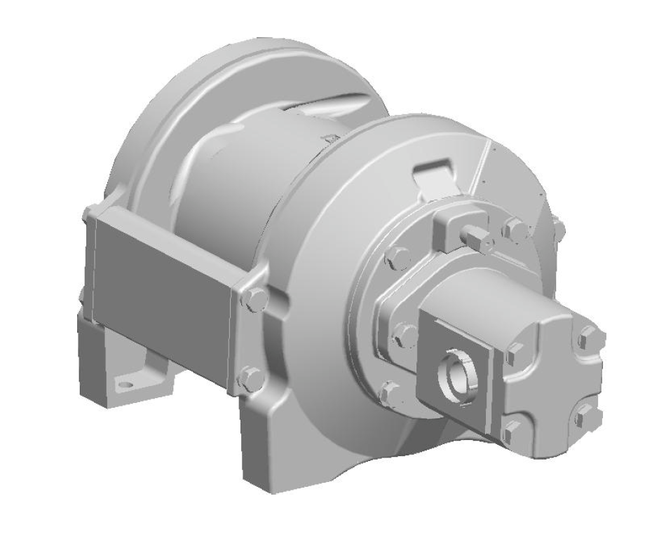 PL2-12-228-1-B : Pullmaster Planetary Hydraulic Winch, Equal Speed, 2,