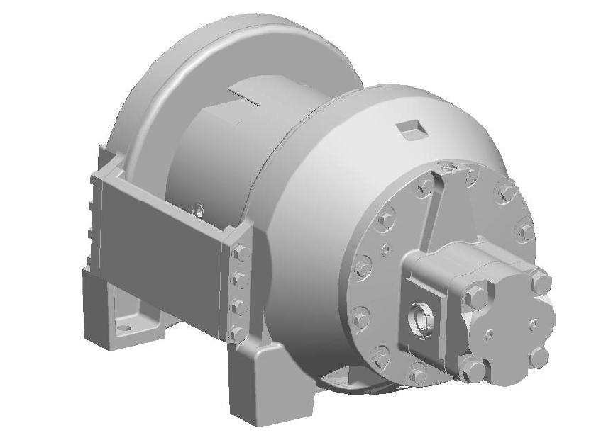 PL8-3-30-1 : Pullmaster Planetary Hydraulic Winch, Equal Speed, 7,000l