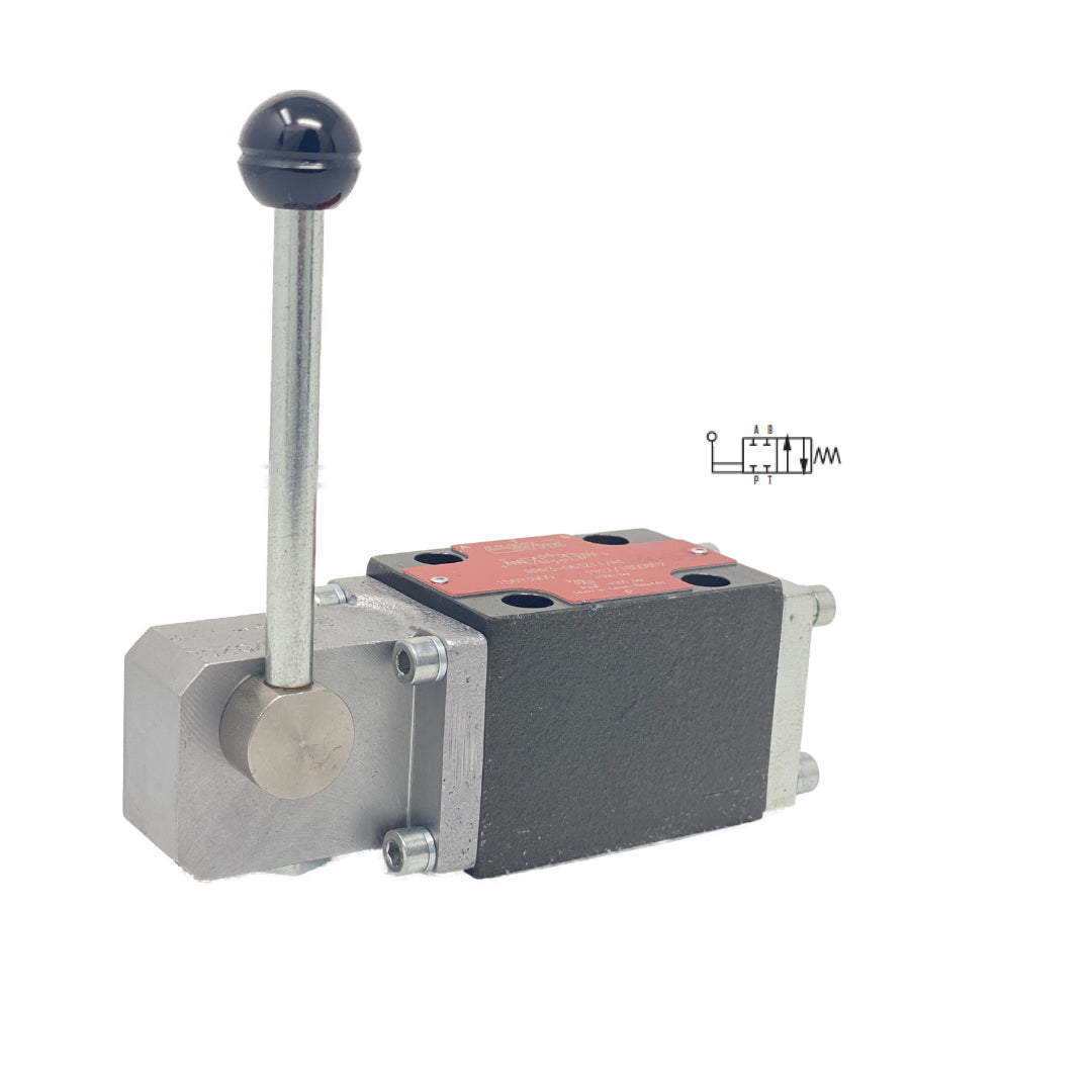 Manual D03 Valve - 2P4W, All Ports Blocked in Neutral