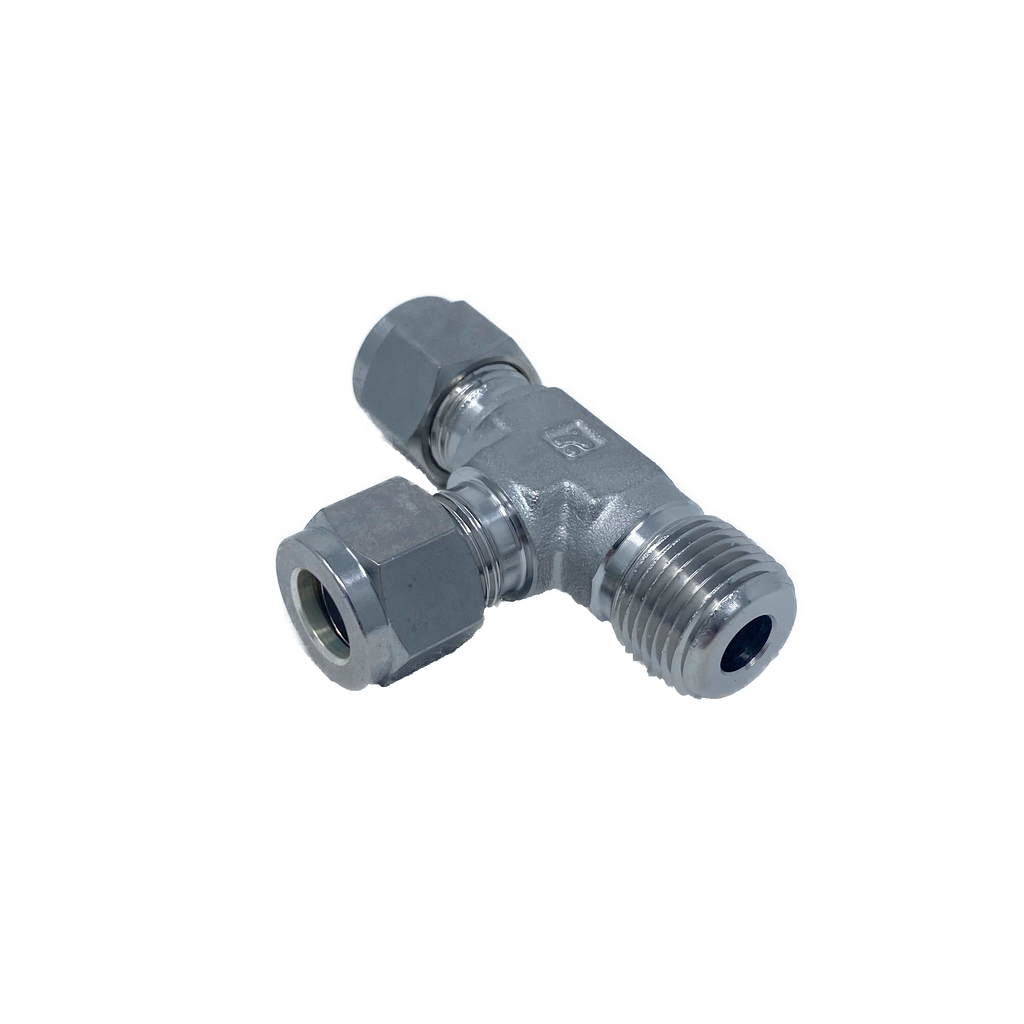 SMRT 16-16N : Superlok 1" O.D. Tube X 1" Male NPT Run Tee