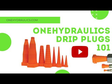 ROPLUG-K : Safety Orange Rhino Drip-Proof Plugs, Multi-Pack