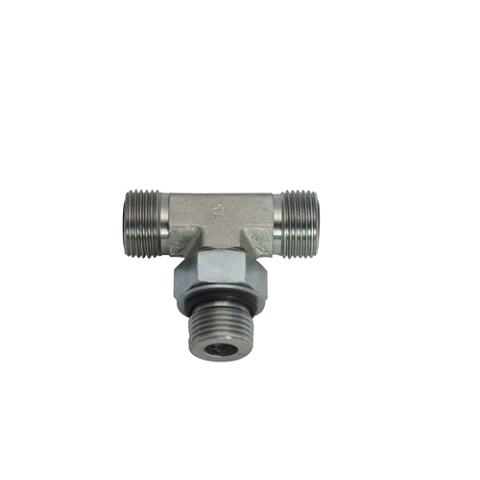 FS6804-16-16-16-NWO-FG-OHI : OneHydraulics Run Tee Adapter, 1" Male OR
